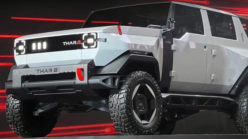 Mahindra vision Thar.e concept- new take on the classic off-roader ...
