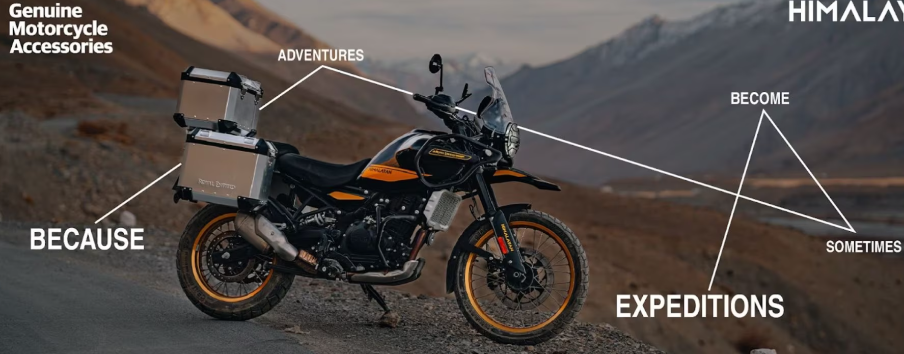 RE Himalayan 450 Accessories Price Reveal - MotoMotar