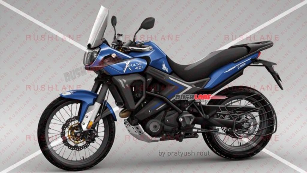2026 Hero Xpulse 421 Imagined based on Leaked Patent - MotoMotar